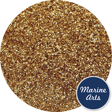 Glitter - Gold Colour, Marine Arts - Wholesale Shells